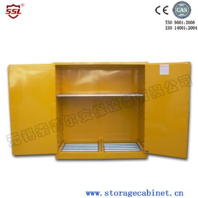 China Chemical Liquid Flammable Storage Cabinet 1650x1500x860mm Cold Rolled Steel for sale
