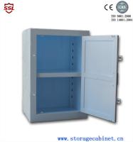 China 12 Gallon Polypropylene Corrosive Storage Cabinet 890mm Clean Room Acid Alkaline Safety for sale