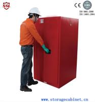 China Red Paint Ink Flammable Liquid Storage Cabinet 60 Gallon 1650x860x860mm for sale
