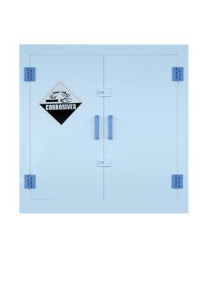China White PP Corrosive Storage Cabinet 28 Gallon with Adjustable Shelves 910x600x900mm for sale