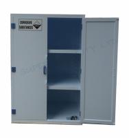 China 90 Gallon Polypropylene Acid Storage Cabinet 1650x1090x860mm Iron Steel for sale