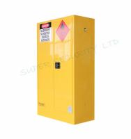 China Yellow Flammable Storage Cabinet 1750x1090x460mm Double Wall Steel 2 Shelves for sale