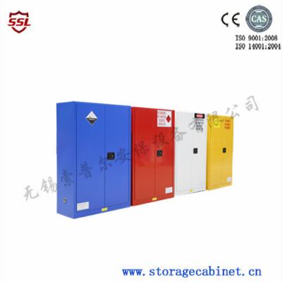 China Red Paint Ink Chemical Storage Cabinet 60 Gallon Flammable Liquids Safety Cabinet 1650x860x860mm for sale