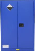 China SSL 3-Point Self-Latching Blue Corrosive Storage Cabinet 1650x860x860mm for Hydrochloric Acid for sale