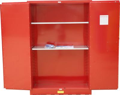 China SSL 45 Gallon Red Paint Ink Chemical Hazardous Storage Cabinet 1650x1090x460mm Heavy Duty for sale