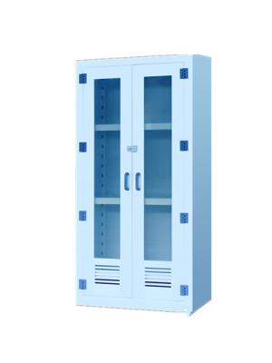China Polypropylene Laboratory Storage Cabinet 250L Swing Door 1800H Acid Resistant for sale