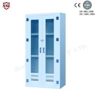 China 3-Shelf Polypropylene Medical Storage Cabinet 450L Capacity 1800x1200x600mm Hospital Grade for sale