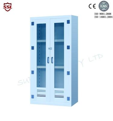 China 3-Shelf Polypropylene Medical Storage Cabinet 450L Capacity 1800x1200x600mm Hospital Grade for sale