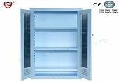 China Polypropylene Locking Acid Corrosive Chemical Storage Cabinet 1090x460x1120mm Dual Doors for sale