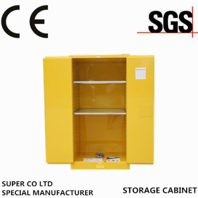 China 45-Gallon Industrial Flammable Storage Cabinet with 2 Adjustable Shelves - FM/OSHA Compliant Safety Equipment for sale