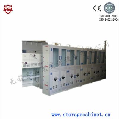 China 350L Medical Storage Cabinet with Dual Glass Doors - 1800x1200x450mm Polypropylene Construction for sale