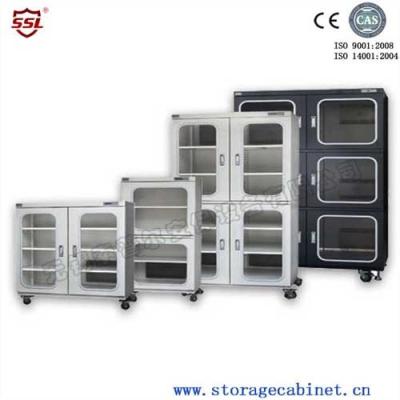 China 320L Desiccant Electronic Dry Cabinet with 0-10% RH Control, 85V-265V Power Range for Industrial Electronics Storage for sale