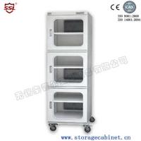 China Industrial Electronic Dry Cabinet 0-10% RH Single Door 1.0mm Steel 718L 85-265V for sale
