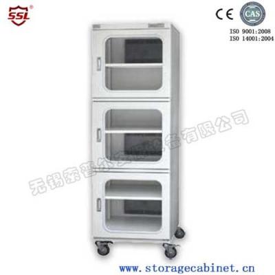 China Industrial Electronic Dry Cabinet 0-10% RH Single Door 1.0mm Steel 718L 85-265V for sale