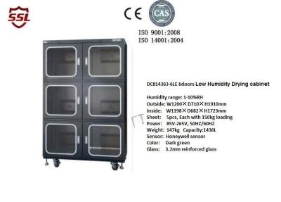 China Vertical Auto Dry Cabinet 1436L 85-265V for Semiconductor IC Moisture Protection for sale