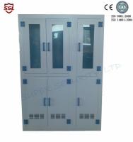 China 350 Liter Polypropylene Medical Storage Cabinet 1800x1200x450mm with 3 Adjustable Shelves for sale