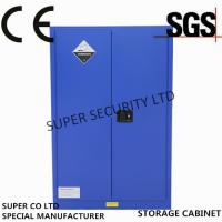 China Steel Corrosive Storage Cabinet 45 Gallon Double Door Acid Liquid Safety Cabinet for Lab for sale