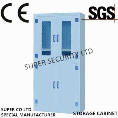 China Polypropylene Medical Storage Cabinet 1800x1200x600mm 450L Capacity for Acid Chemicals for sale