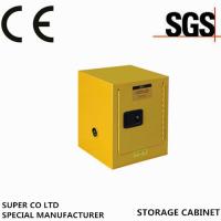 China SSL Bench Top Flammable Storage Cabinet 15x14x14in Yellow Fire Proof Safety Cabinet for sale