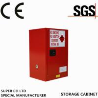 China 12 Gallon Flammable Safety Cabinet Single Door 890x590x460mm Steel Chemical Storage for sale