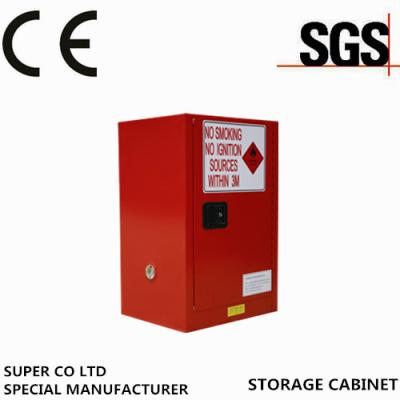 China 12 Gallon Flammable Safety Cabinet Single Door 890x590x460mm Steel Chemical Storage for sale