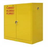 China 45-Gallon Industrial Flammable Storage Cabinet - FM/OSHA Compliant with 2 Adjustable Shelves and 50mm Sump for sale