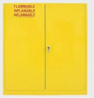 China 45 Gallon Flammable Liquid Storage Cabinet Fireproof Double Wall Steel Explosion Proof Chemical Lab Safety Cabinet for sale