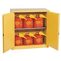 China 45 Gallon Flammable Liquid Storage Cabinet Fireproof Double Wall Steel Explosion Proof Chemical Lab Safety Cabinet for sale