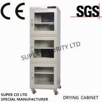 China Industrial Electronic Dry Cabinet 0-10% RH Single Door 1.0mm Steel 718L 85-265V for sale