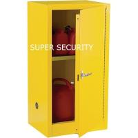 China Vertical Lockable Chemical Flammable Storage Cabinet 12-Gallon Capacity with 40mm Air Space and 50mm Leak-Proof Sump for sale