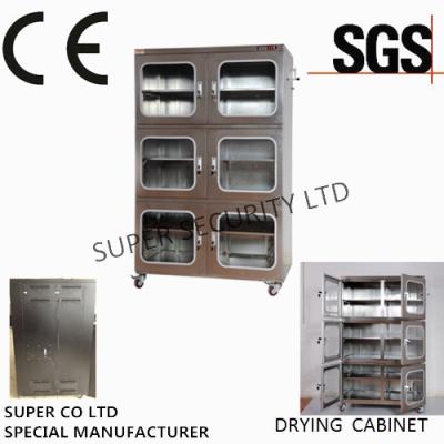 China Desiccant Nitrogen Dry Box 1400L Capacity with 1-60% RH Control for Electronics Storage for sale