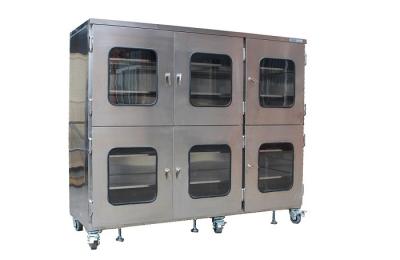 China DC814363-4LS Stainless Steel Dry Cabinet 1436L Capacity with ±3%RH Precision for SMT/BGA Component Storage for sale