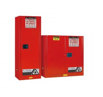 China Red Paint & Ink Chemical Hazardous Storage Cabinet 45 Gallon Capacity 1650×1090×460mm OSHA Compliant for sale