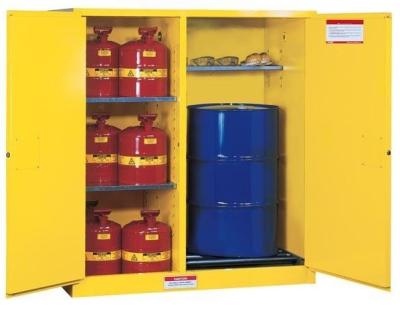 China Double Wall Vented Dangerous Goods Cabinet 1650x1500x860mm for 2x55 Gallon Drums for sale