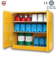 China 1.2mm Steel Chemical Storage Cabinet 55 Gal 1650x860x860mm for Lab Mine for sale