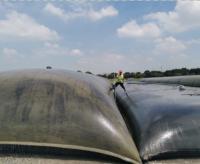 China Dehydrated PP Geotube Dewatering High Strength Geosynthetic Tubes For Breakwater for sale