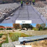 China Heavy Duty Gabion Bags Flexible Riverbank Protection Geobag for sale