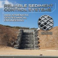 China UV Stabilized Polyethylene Gabion Bags Reinforced Geobag For River Embankment for sale