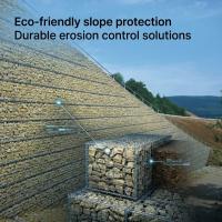 China Heavy Duty UV Resistant Gabion Bags Polyethylene Riverbank Protection Geobag for sale