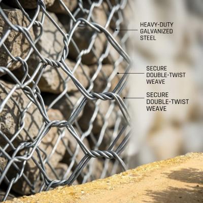 China Heavy Duty Gabion Bags Flexible Riverbank Protection Geobag for sale