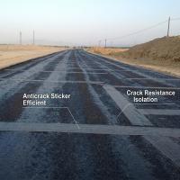 China High Tensile Asphalt Crack Tape Flexible Pavement Joint Repair Material for sale