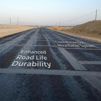China Waterproof Asphalt Crack Tape Pavement Stress Absorbing Reinforcement Tape for sale