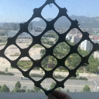 China Durable Fiberglass Geogrid Pavement Reinforcement Long Life Geosynthetic Material for sale