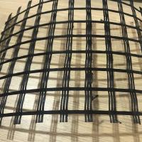 China Asphalt Reinforcement Fiberglass Geogrid Anti Crack Road Mesh Solution for sale