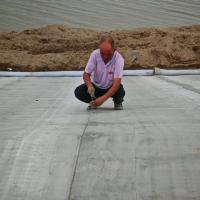 China Waterproof Cement Blanket for Drainage Channel Lining and Anti Seepage Protection for sale