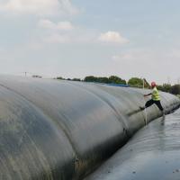 China Coastal Protection Geotube Dewatering Beach Nourishment Geotubes For Sludge Dewatering for sale
