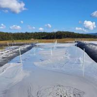 China Sludge Treatment Geotextile Tubes Woven Geotextile  Dewatering Tubes for sale