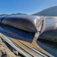 China Sludge Treatment Geotextile Tubes Woven Geotextile  Dewatering Tubes for sale