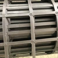 China High Stability  Geogrid Soil Stabilization Rough Embossed 50M Geo Grid For Driveway for sale