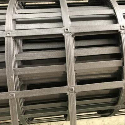 China High Stability  Geogrid Soil Stabilization Rough Embossed 50M Geo Grid For Driveway for sale